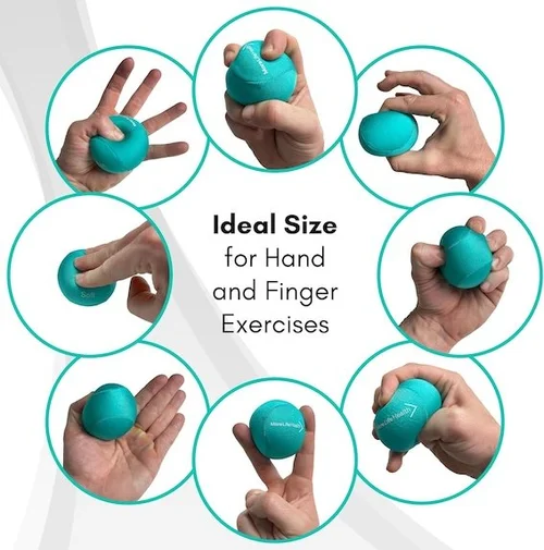 Hand Exercises With Therapy Balls For Older Adults : Improving Strength ...