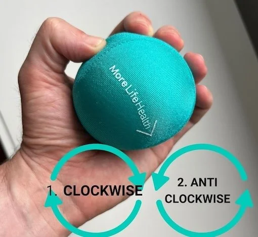 Hand Exercises With Therapy Balls For Older Adults : Improving Strength ...