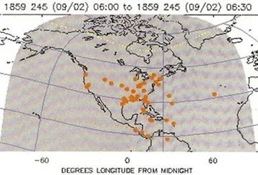 *The “Carrington Event” of 1859…a ferocious solar storm and not as rare ...