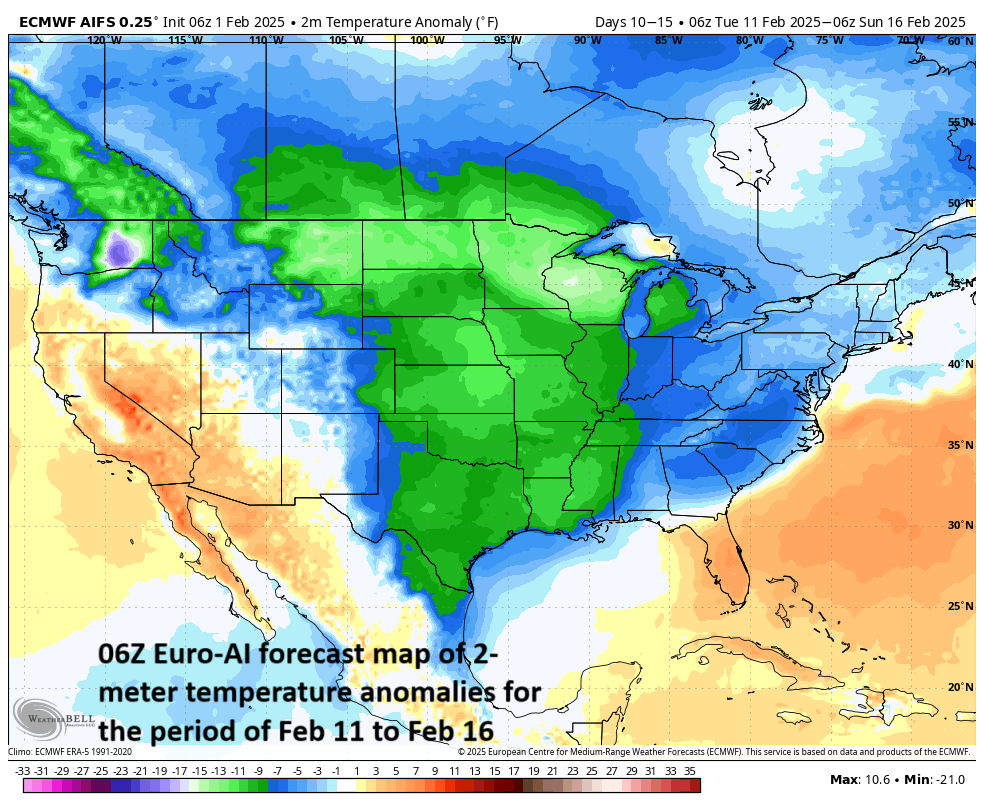 A look ahead to the month of February…a polar vortex split, plenty of ...