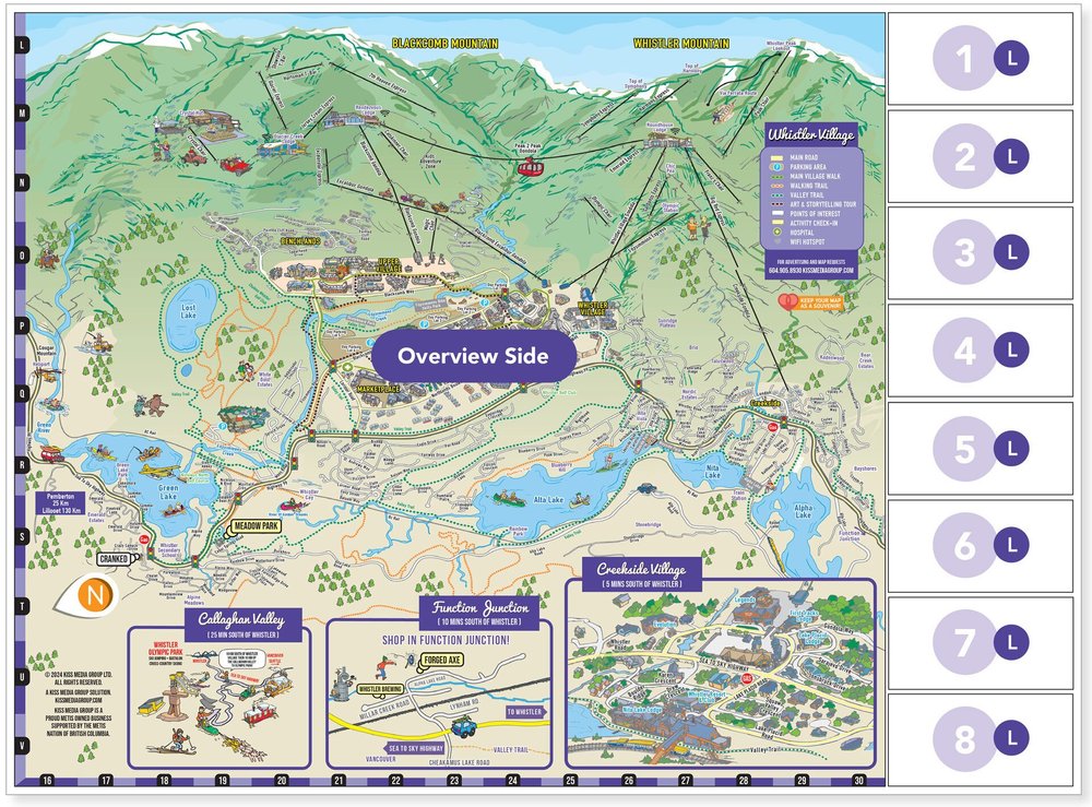 Whistler Visitor Maps — Kiss Media Group