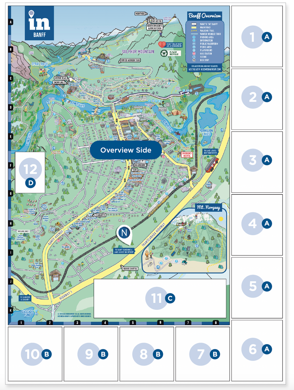 Banff Desktop Map — Kiss Media Group