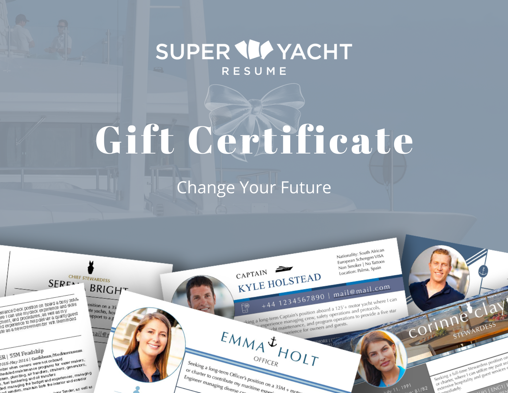SYR GIFT CARDS — SUPER YACHT RESUME