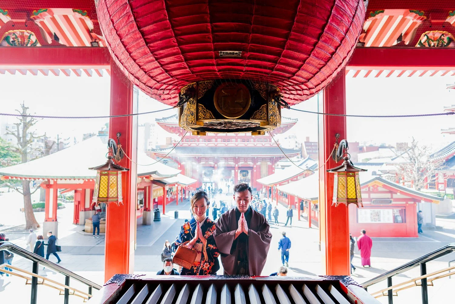 Kimono Pre-Wedding Photoshoot in Asakusa | Sensoji Temple & Traditional ...