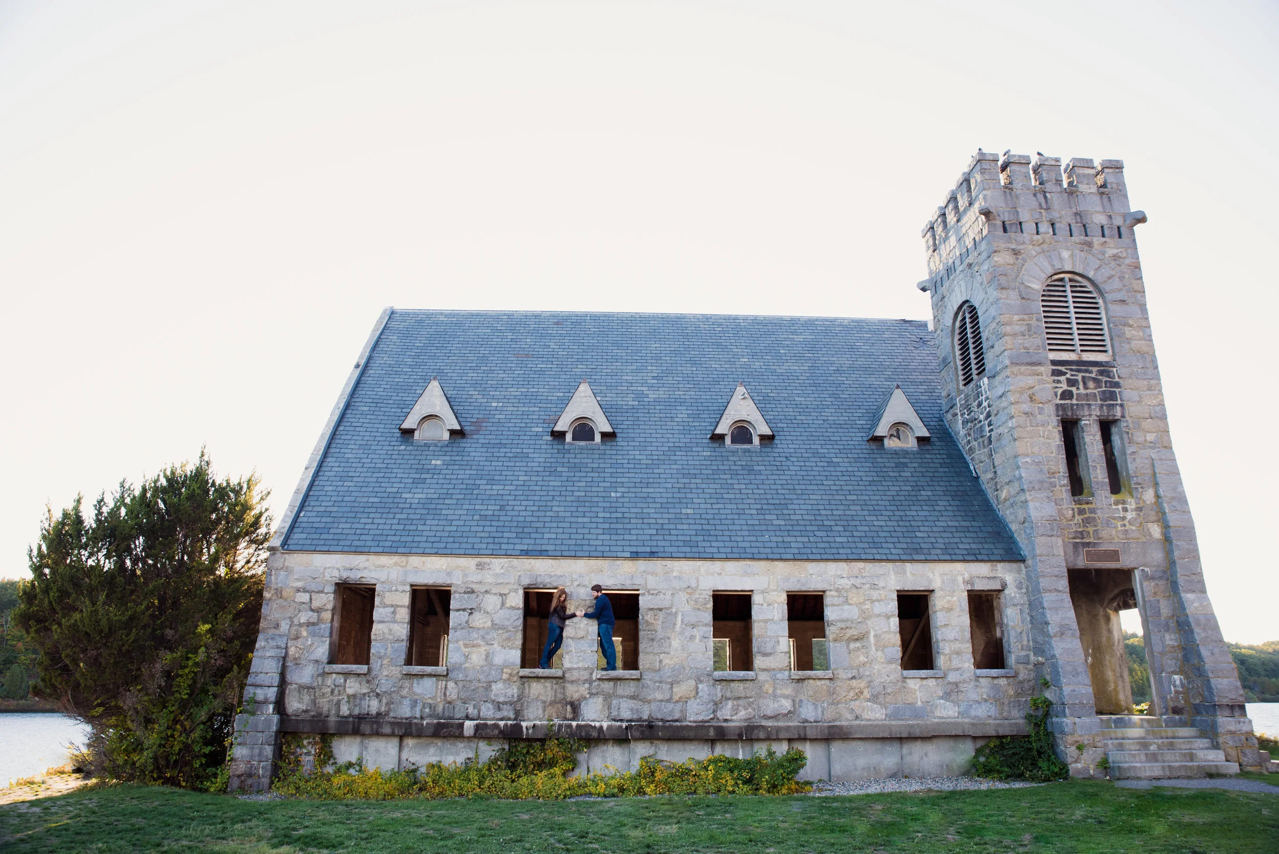 Kait & Jeff :: Engaged :: Old Stone Church, West Boylston, MA — Kara ...