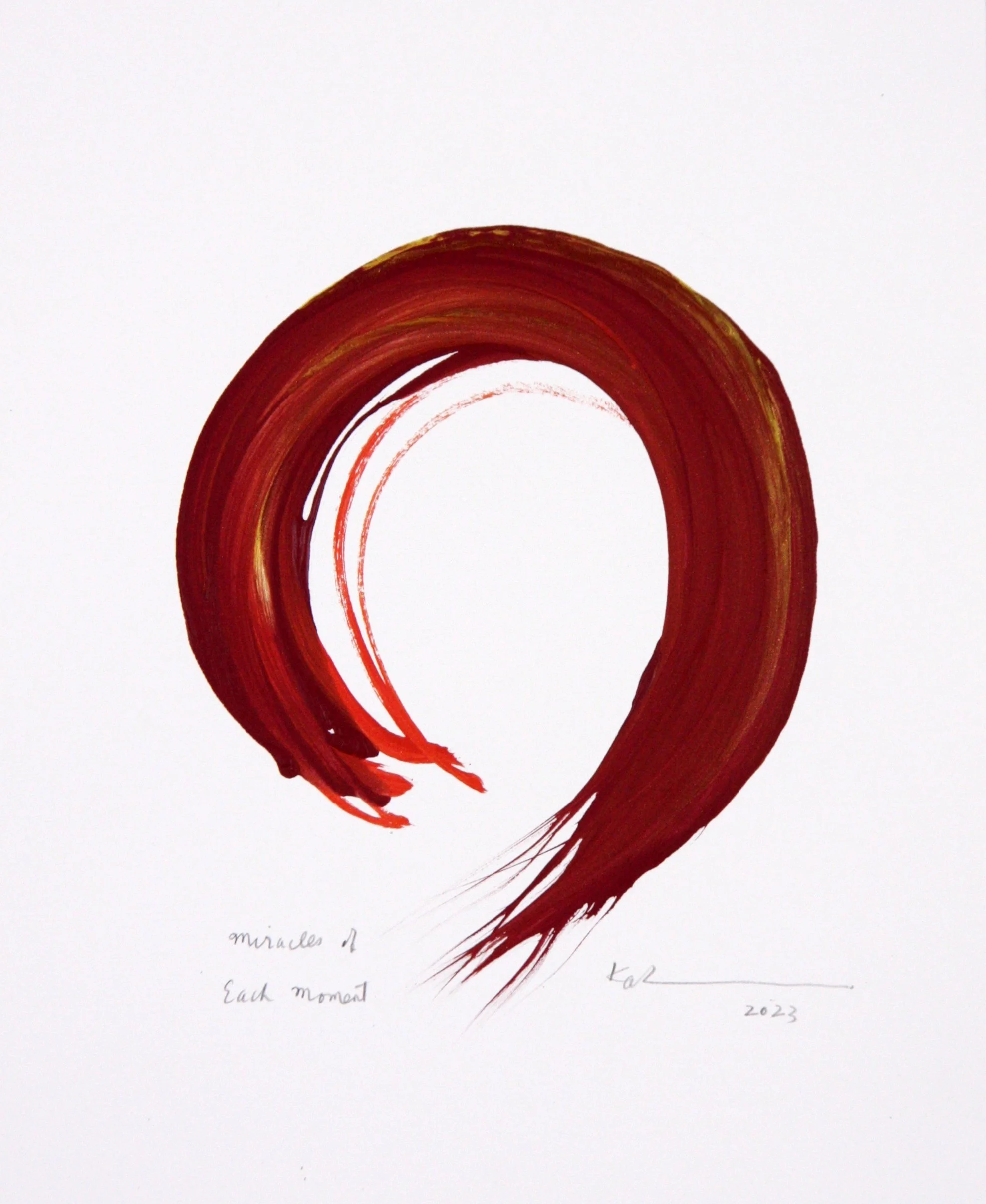 Zen Circles - Kazuaki Tanahashi Zen Brushmaster — Brushmind