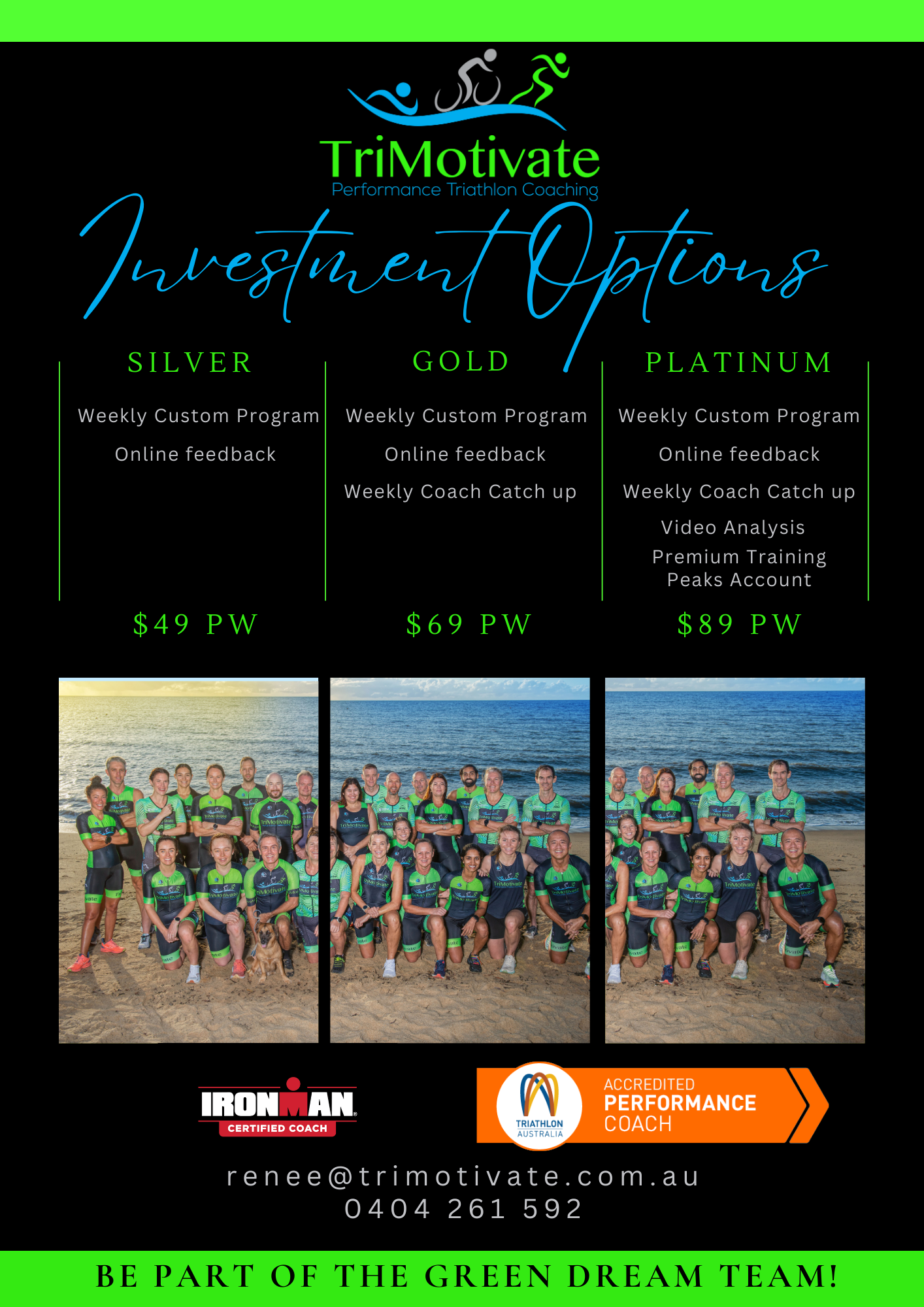 Online Triathlon Coaching Australia — TriMotivate Triathlon Coaching