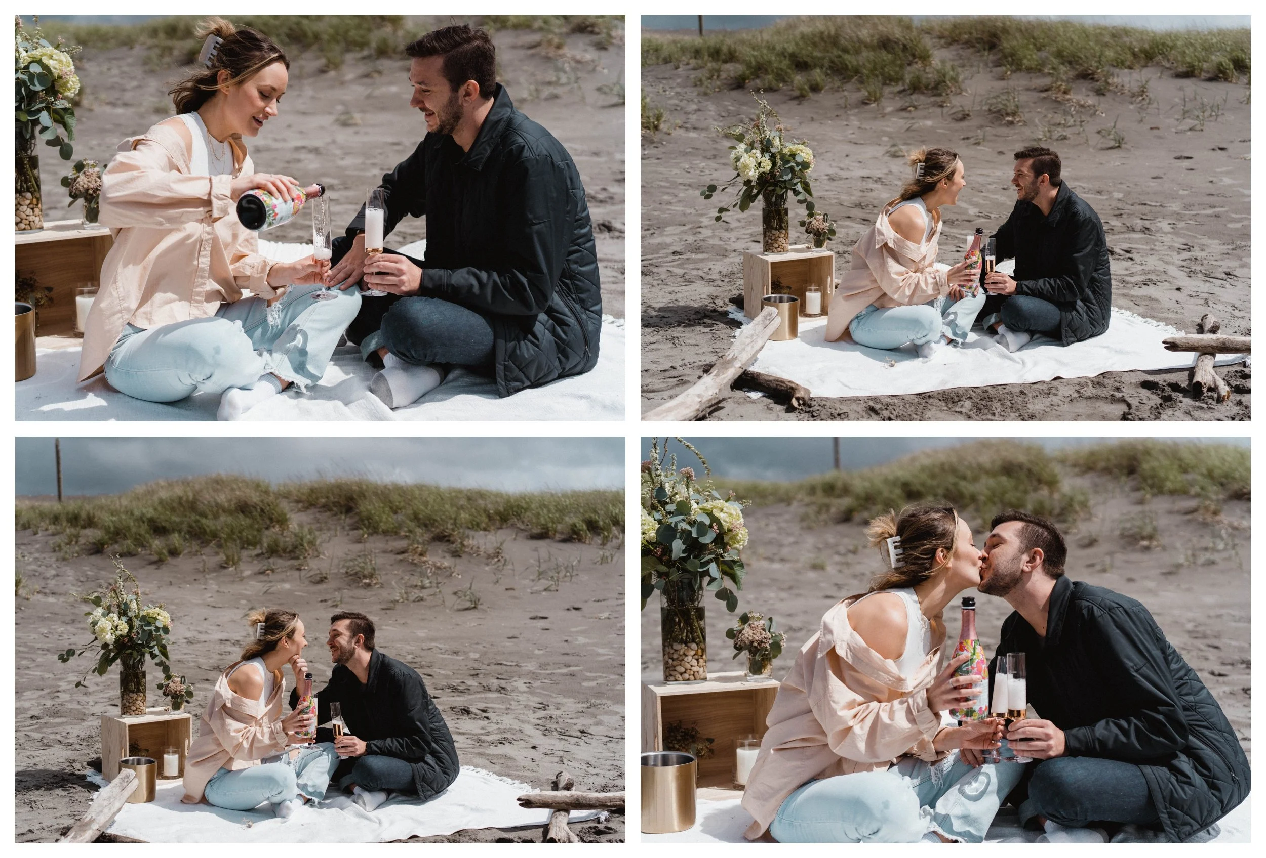 Seaside Beach Engagement Proposal