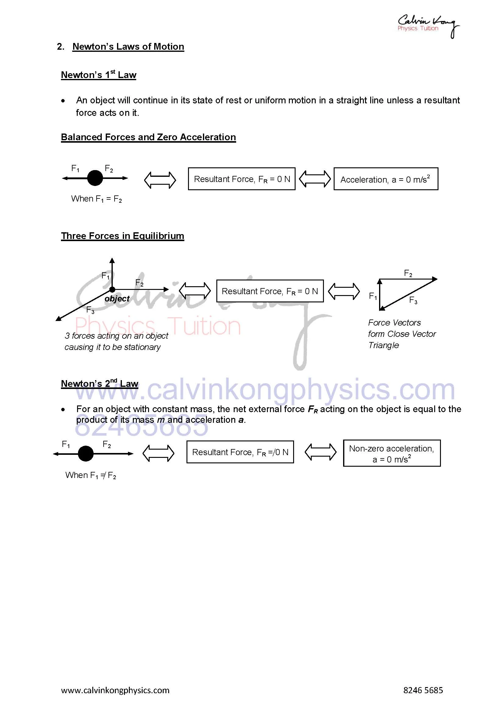 Concept First Physics - Newton's Law of Motion