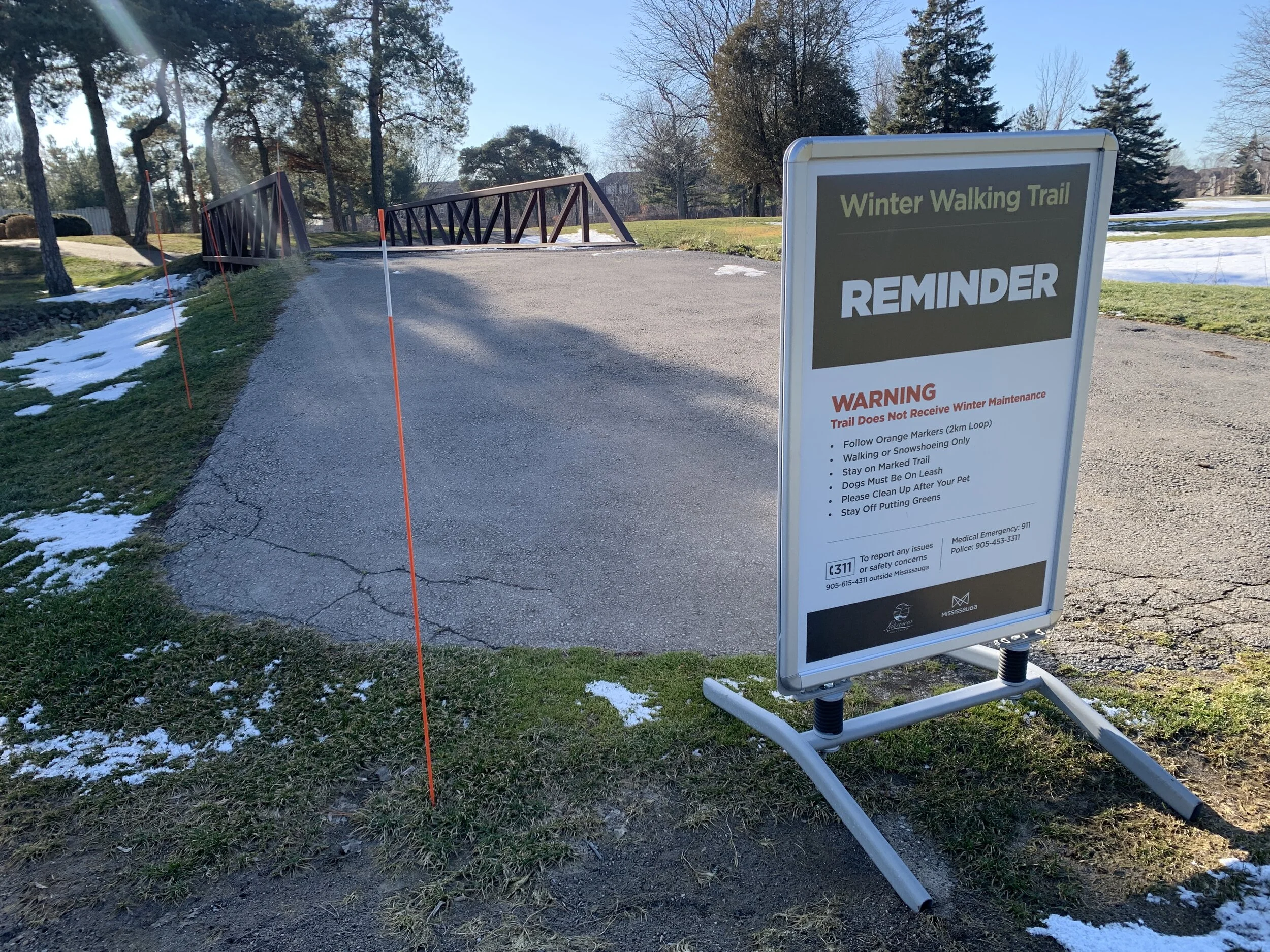 Learn about Mississauga's Lakeview Golf Course 2 km Winter Walking ...