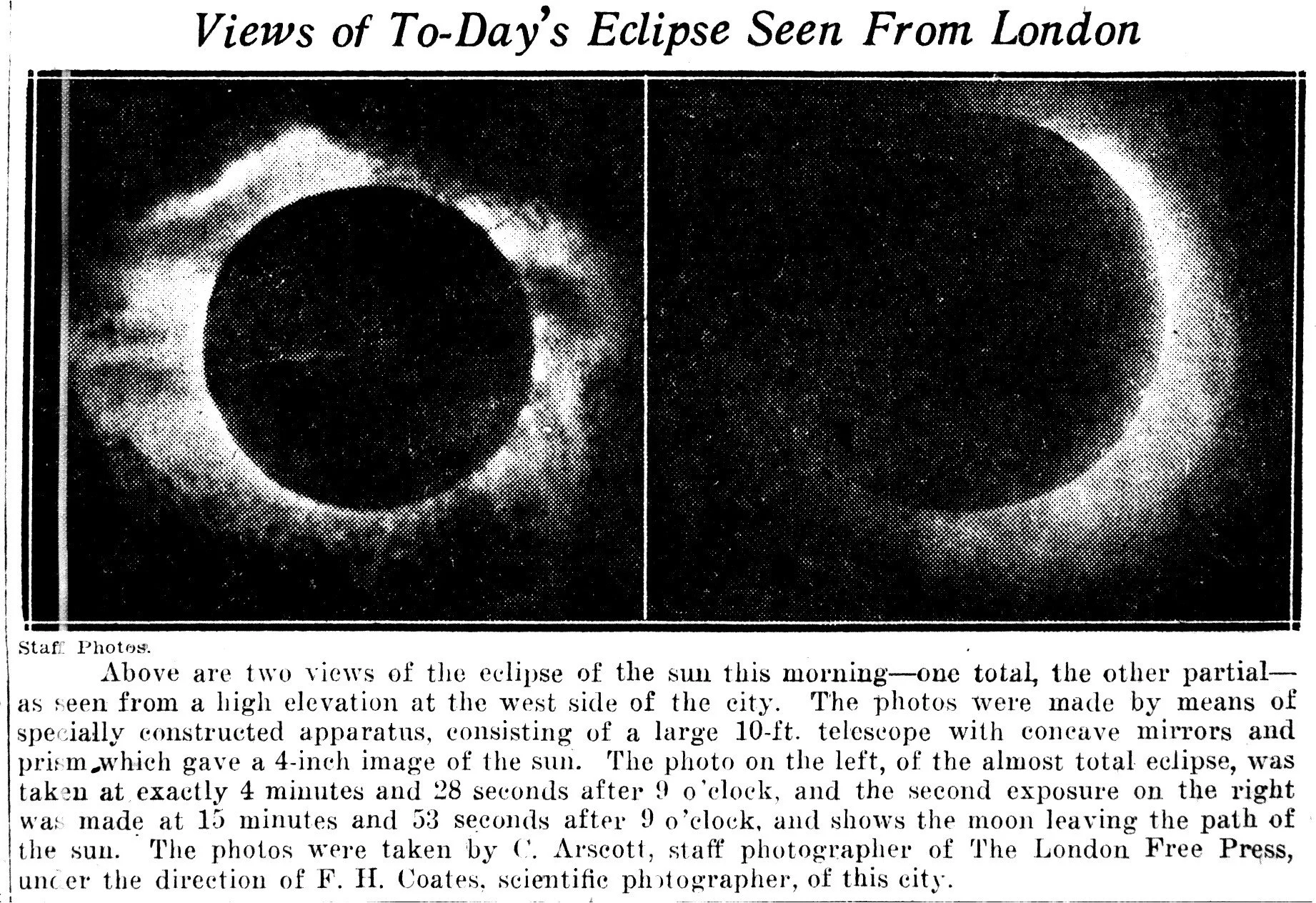 The History of Solar Eclipses Over Mississauga — Modern Mississauga Media