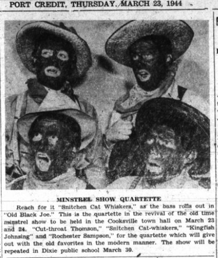 The History of Mississauga’s Minstrel Past — Modern Mississauga Media