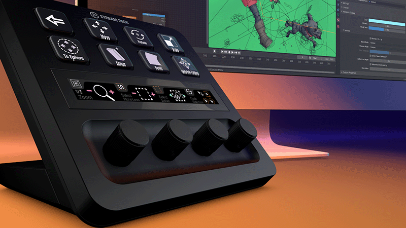 Blender Pro Stream Deck Plus — sideshowfx
