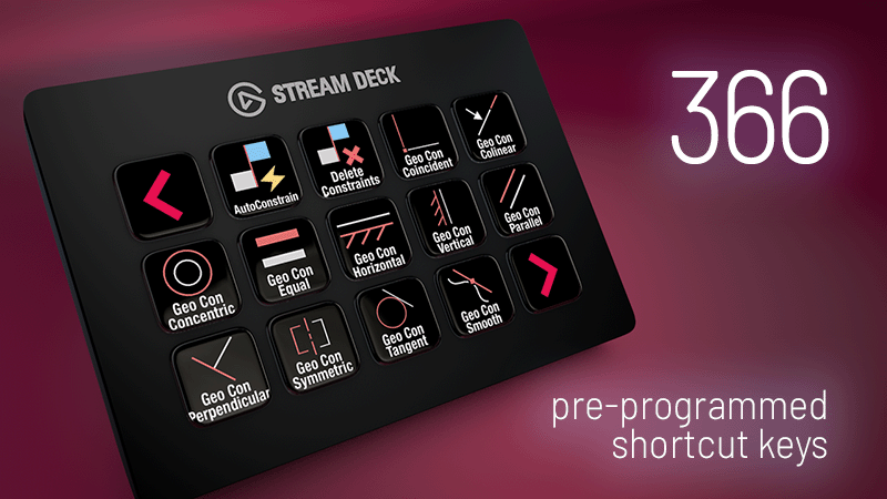 AutoCAD Pro Profiles Stream Deck Mac — sideshowfx