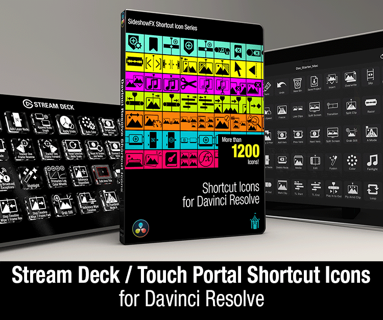 Davinci Resolve Shortcut Icons EC — sideshowfx
