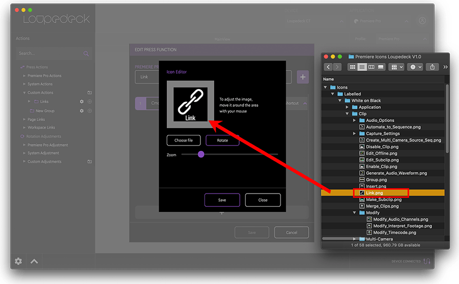 Premiere Pro Shortcut Icons Loupedeck — sideshowfx