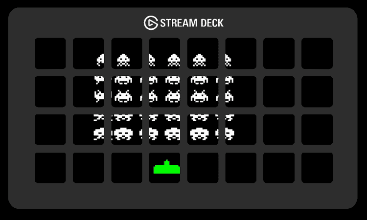 Space Invaders Stream Deck Wallpaper — sideshowfx