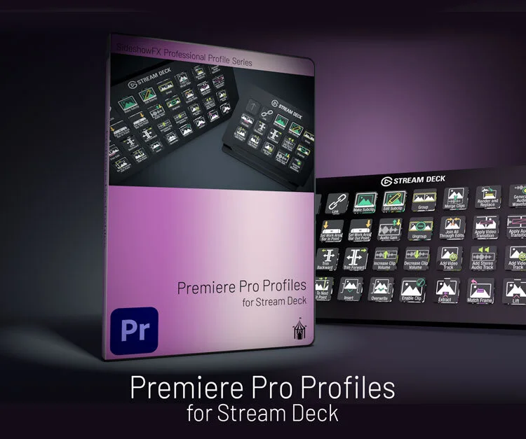 Adobe Premiere Pro Icons and Stream Deck Profiles — sideshowfx