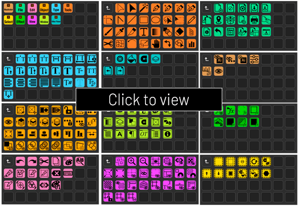 Illustrator Shortcut Icons Complete Collection — sideshowfx