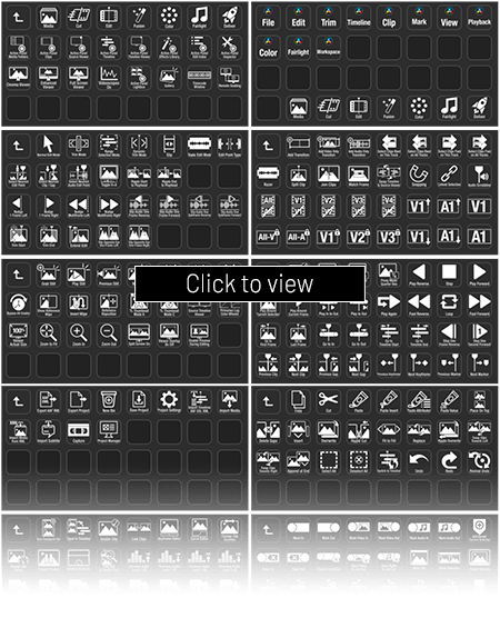 Davinci Resolve Shortcut Icons Complete Collection — sideshowfx