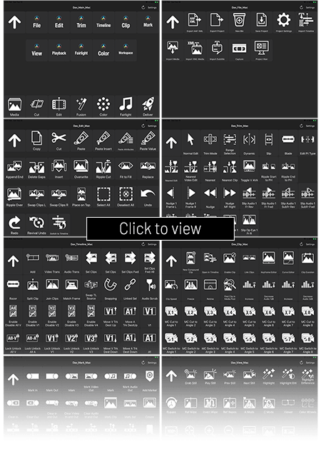 Davinci Resolve Shortcut Icons Complete Collection — sideshowfx