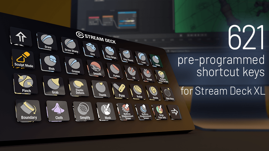 Stream Deck for Blender Pro Profiles - Boost Your Workflow — sideshowfx