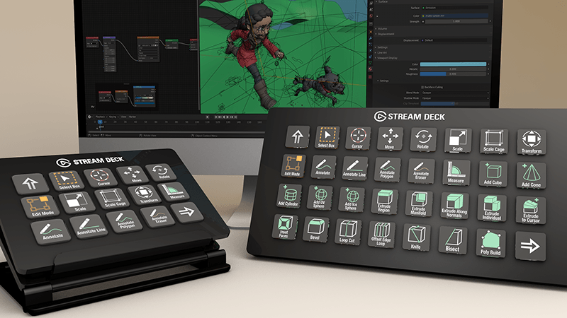 Blender Shortcut Icons for Stream Deck — sideshowfx