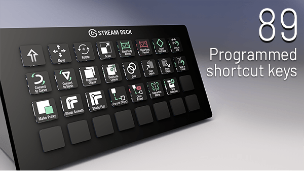 Blender Shortcut Icons for Stream Deck — sideshowfx