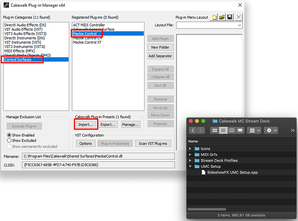 Cakewalk UMC SD Install — sideshowfx