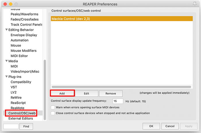 Reaper MC SD Mac Install — sideshowfx