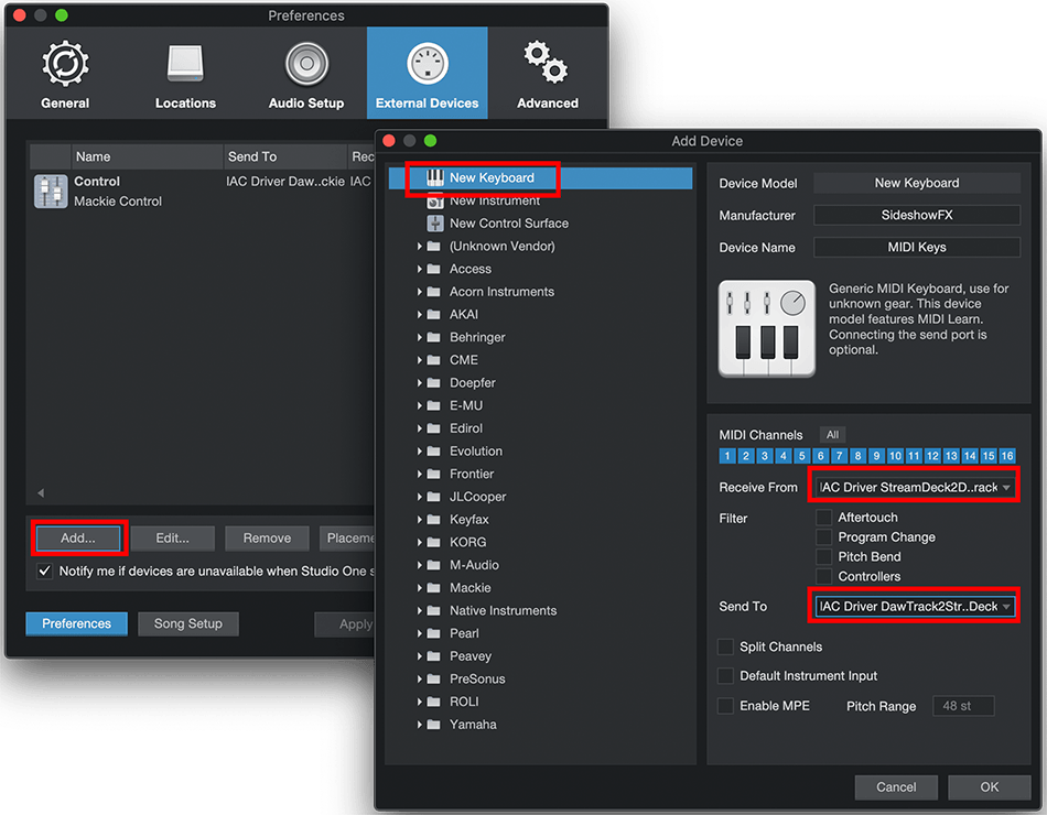 Studio One MC SD Mac Install — sideshowfx