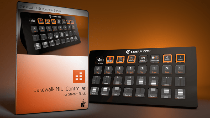 Stream Deck Cakewalk Custom Made Icons for Shortcut Keys — sideshowfx