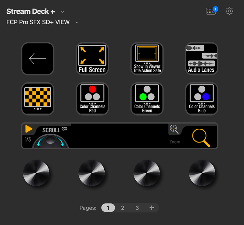Final Cut Pro Stream Deck Plus — sideshowfx