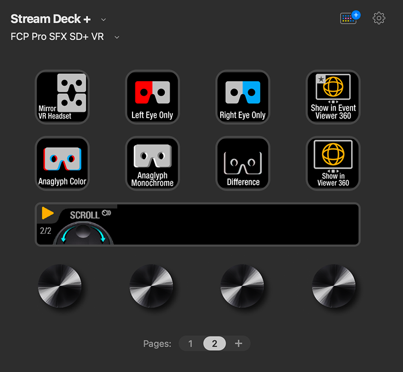 Final Cut Pro Stream Deck Plus — sideshowfx