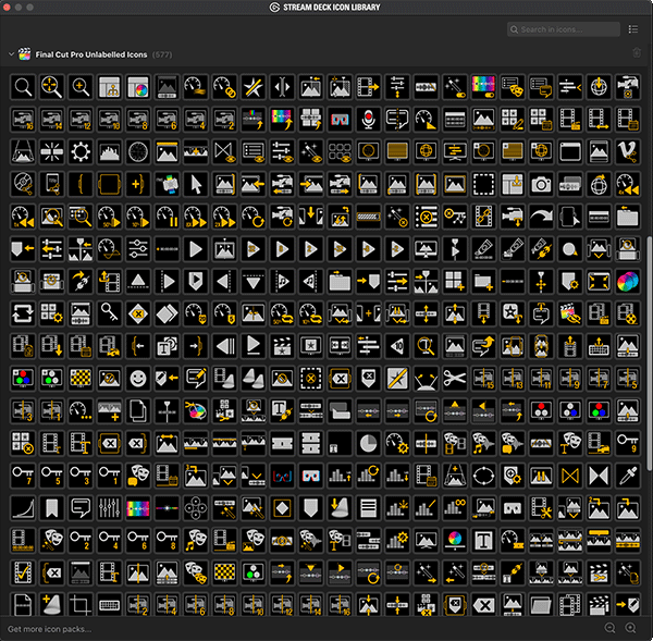 Final Cut Pro X Shortcut Icons Complete Collection — sideshowfx