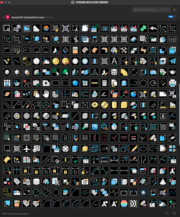 AutoCAD Pro Profiles Stream Deck Mac — sideshowfx