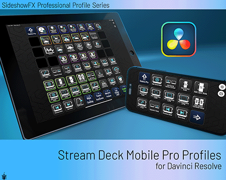 Davinci Resolve Pro Profiles SD Mobile — sideshowfx