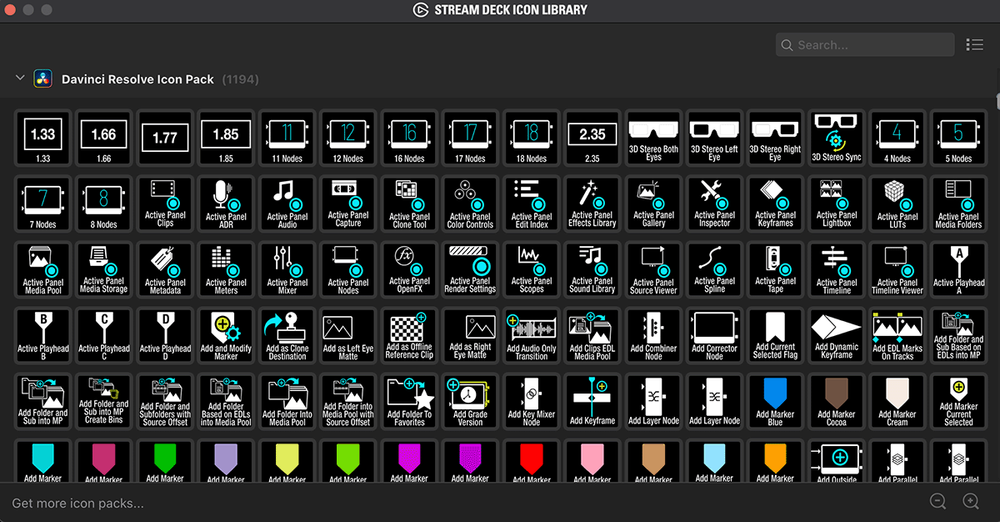Davinci Resolve Pro Profiles SD Reg — sideshowfx