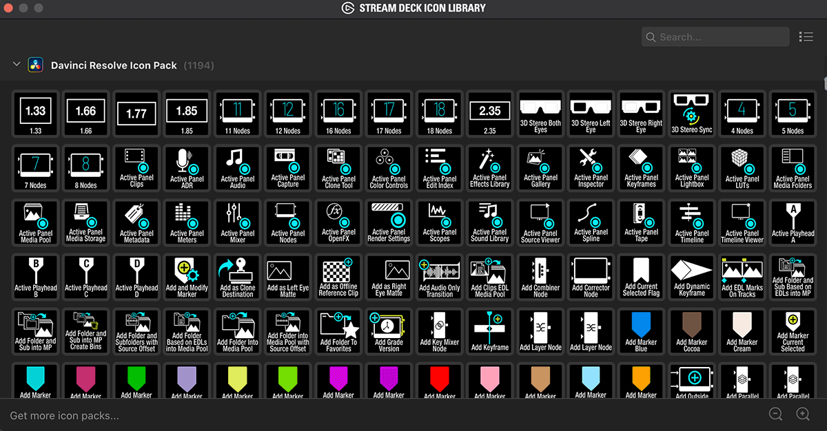 Davinci Resolve Pro Profiles SD Reg — sideshowfx