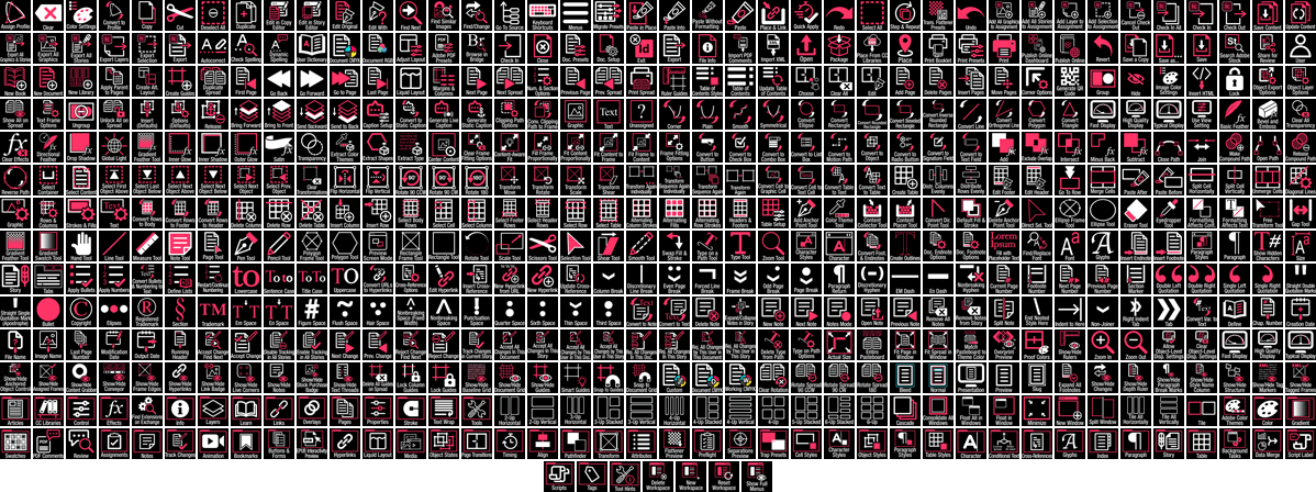 LB - InDesign Pro All Icons — sideshowfx