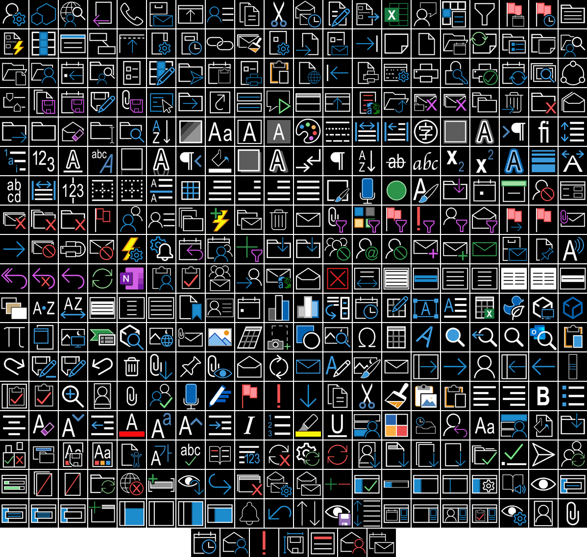 LB - Outlook Pro All Icons — sideshowfx