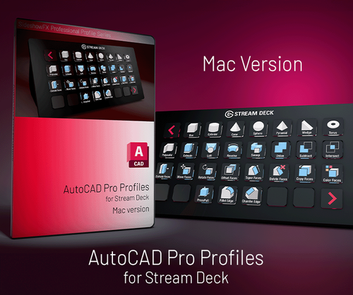 AutoCAD Pro Profiles Stream Deck Mac — sideshowfx