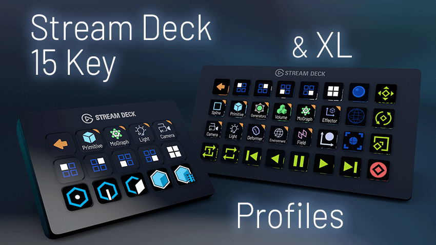 Cinema 4D Pro Profiles for Stream Deck - Boost Your Workflow — sideshowfx