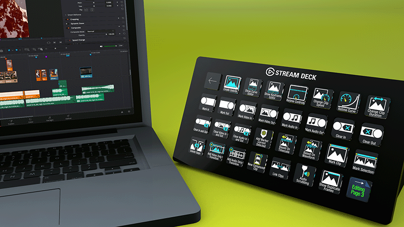 Stream Deck XL Edit for Davinci Resolve — sideshowfx