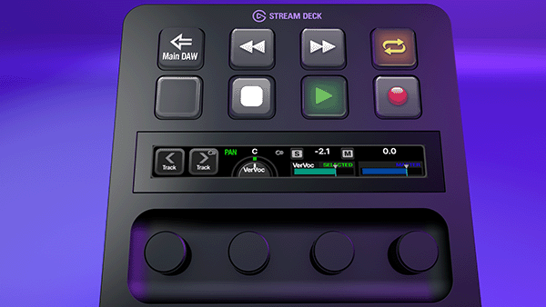 Logic Pro MC Stream Deck Plus — sideshowfx