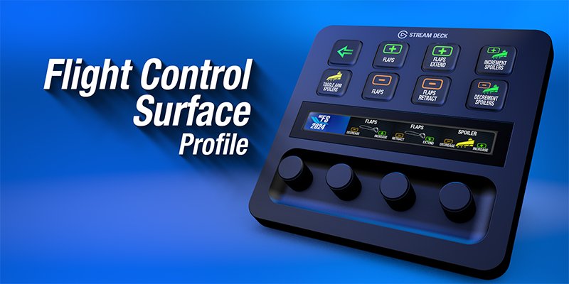 Microsoft Flight Simulator 2024 Stream Deck Plus — sideshowfx