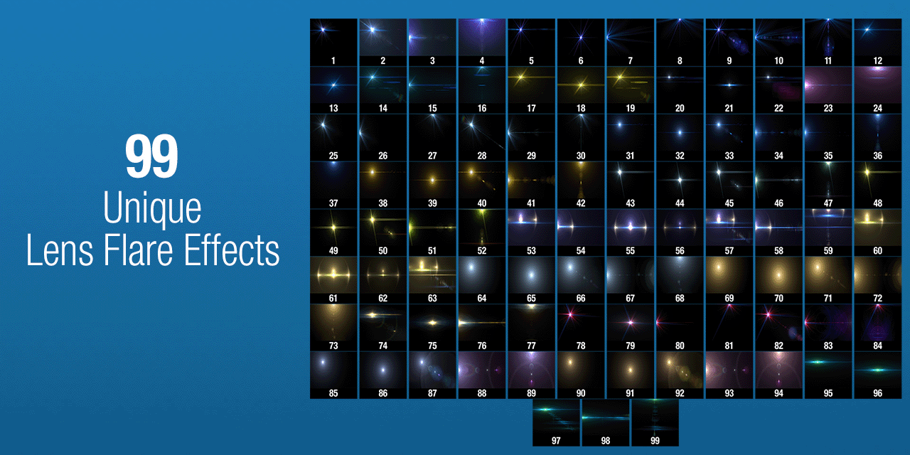 Photoshop Lens Flares 1 Stream Deck — sideshowfx