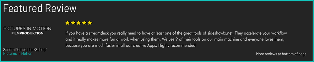 Stream Deck for Blender Pro Profiles - Boost Your Workflow — sideshowfx