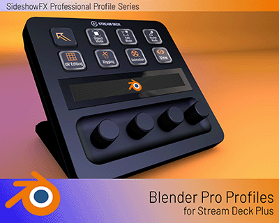 Blender Pro Stream Deck Plus — sideshowfx