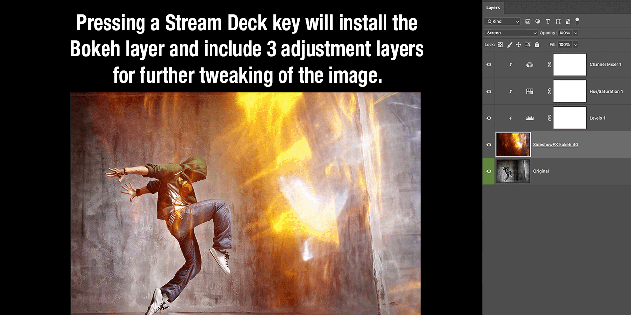 Photoshop Bokeh Stream Deck — sideshowfx